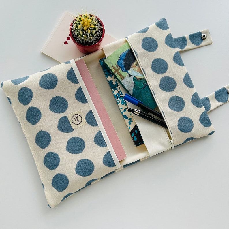 Sturdy Polka Dot Book Sleeve – Perfect for Everyday Use - Etsy