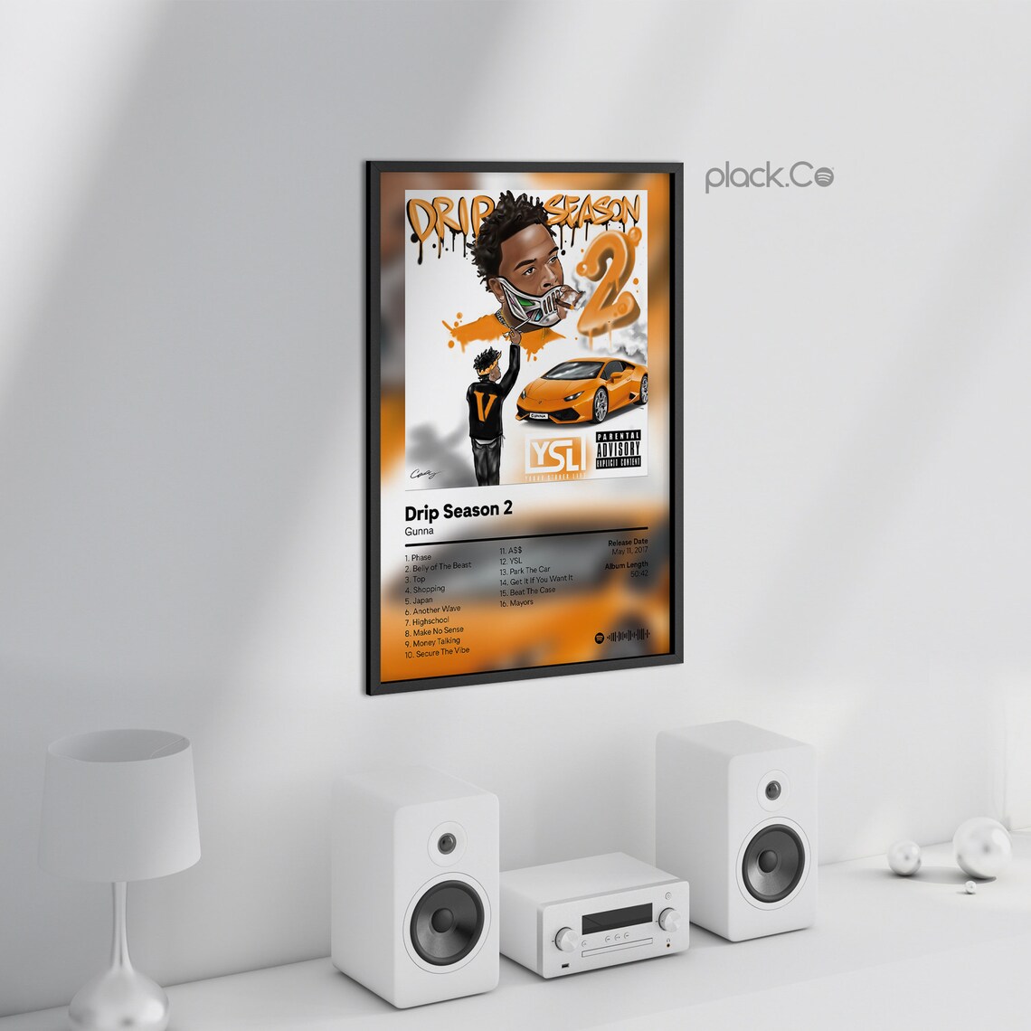 Gunna Drip Season 2 Custom Album Cover Gunna Poster Custom Album Print ...