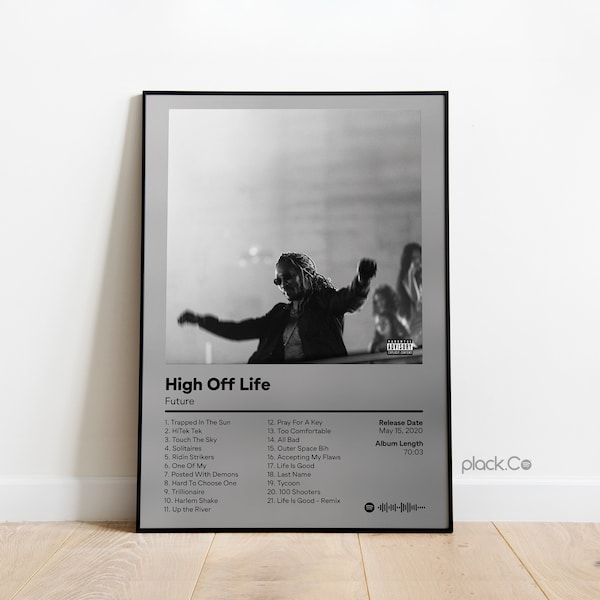 High on Life Future Album Poster - Etsy