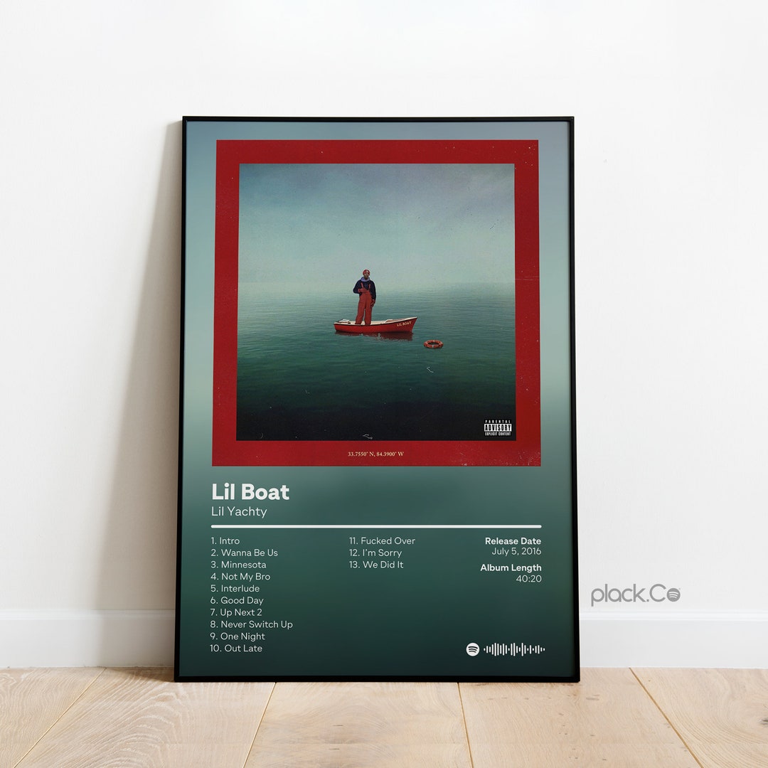 Lil Yachty Lil Boat Custom Album Poster Hip Hop Wall Art - Etsy