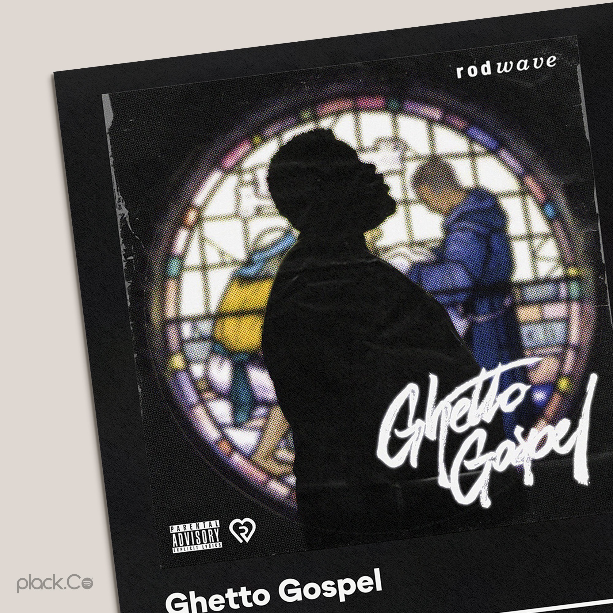 Printblur Rod Wave - Ghetto Gospel - Rod Wave Poster - Album Poster ...