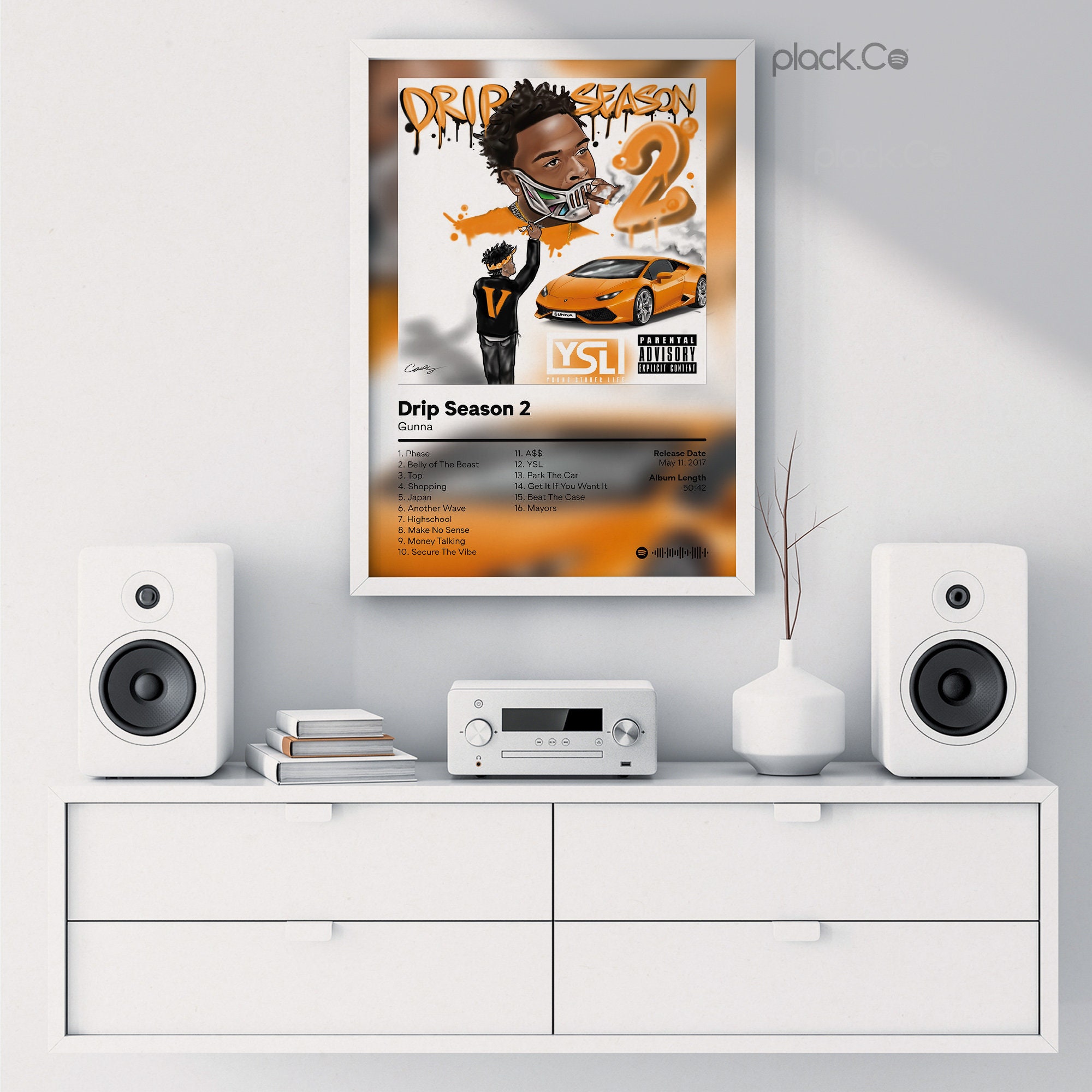 Gunna Drip Season 2 Custom Album Cover Gunna Poster Custom Album Print ...