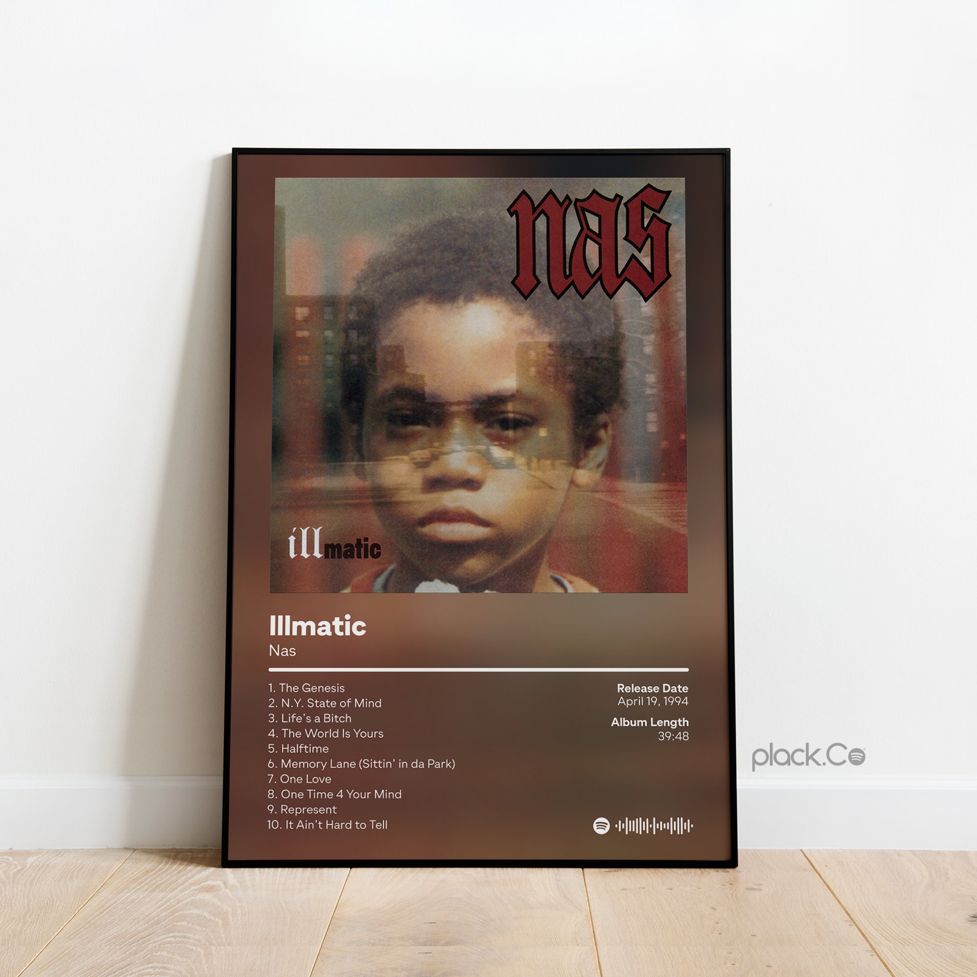 Nas - Illmatic - Custom Album Poster - Nas Poster sold by Myriam_Flare ...