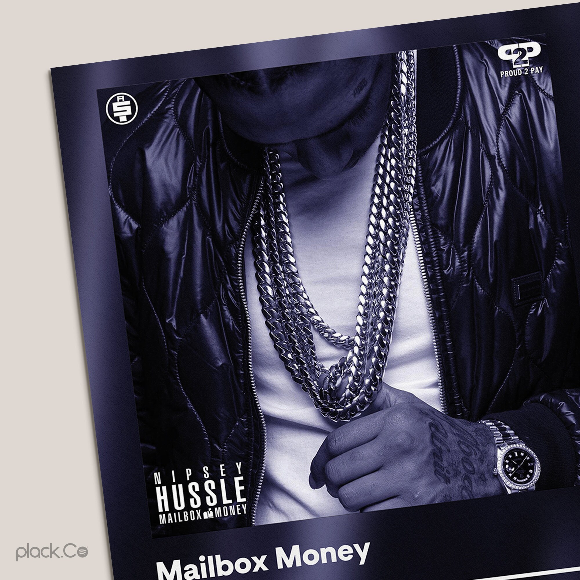 Nipsey Hussle Mailbox Money Custom Album Poster Hip Hop Wall Art Custom Album Cover Nipsey ...