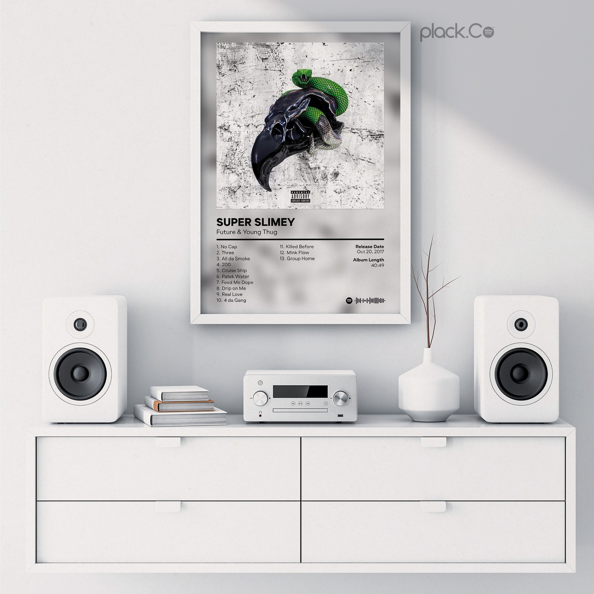 Future & Young Thug Super Slimey Hip Hop Album Poster Custom Album ...