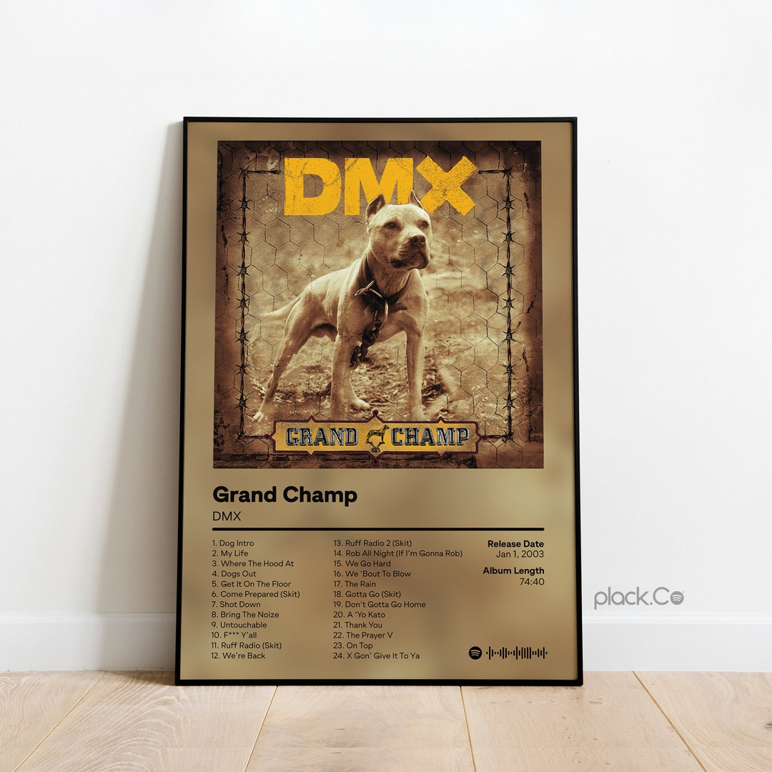 DMX Great Champ Custom Album Poster Hip Hop Wall Art - Etsy