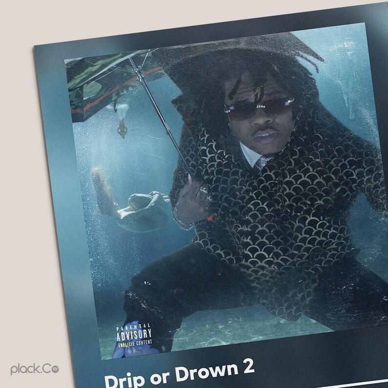 Gunna Drip or Drown 2 Custom Album Cover Gunna Poster Custom Album ...