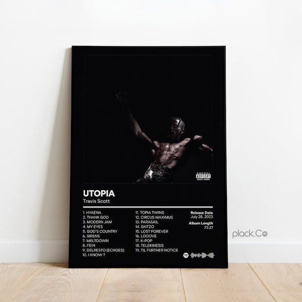 Travis Scott Utopia Posters - Etsy