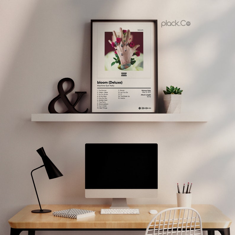 Machine Gun Kelly Bloom Deluxe Custom Album Print Hip Hop Wall Art ...