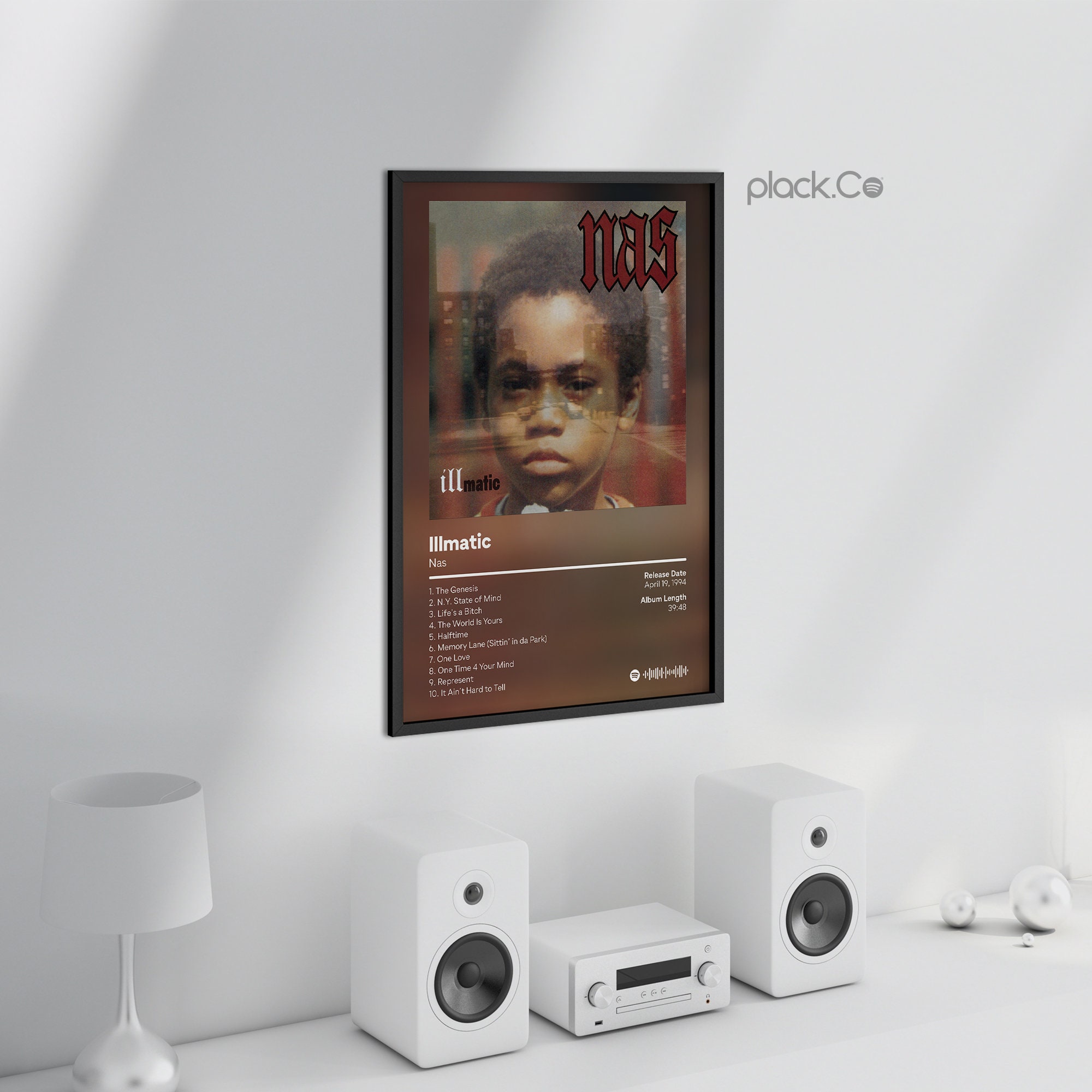 Nas - Illmatic - Custom Album Poster - Nas Poster sold by Myriam_Flare ...