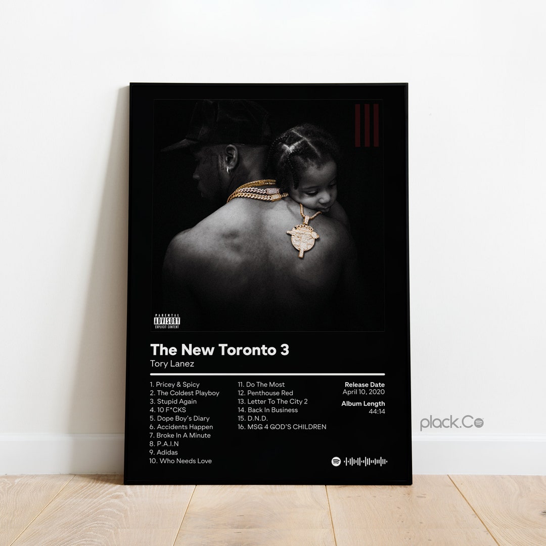 Tory Lanez the New Toronto 3 Custom Album Print Hip Hop - Etsy