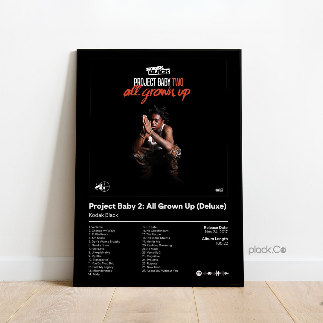 Kodak Black Project Baby 2 All Grown up Deluxe Custom Album Print ...