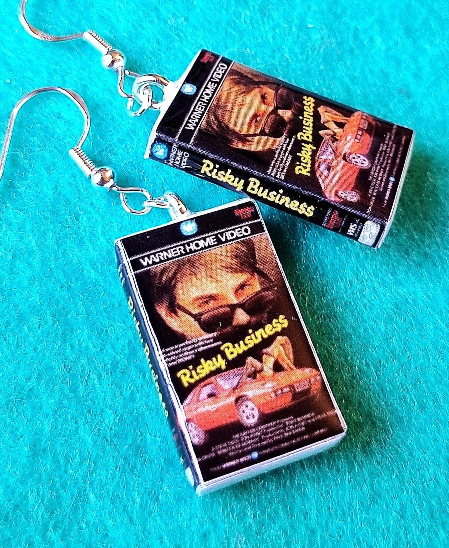 VHS Inspired Movie Earrings for Small Gift for Girlfriend - Etsy