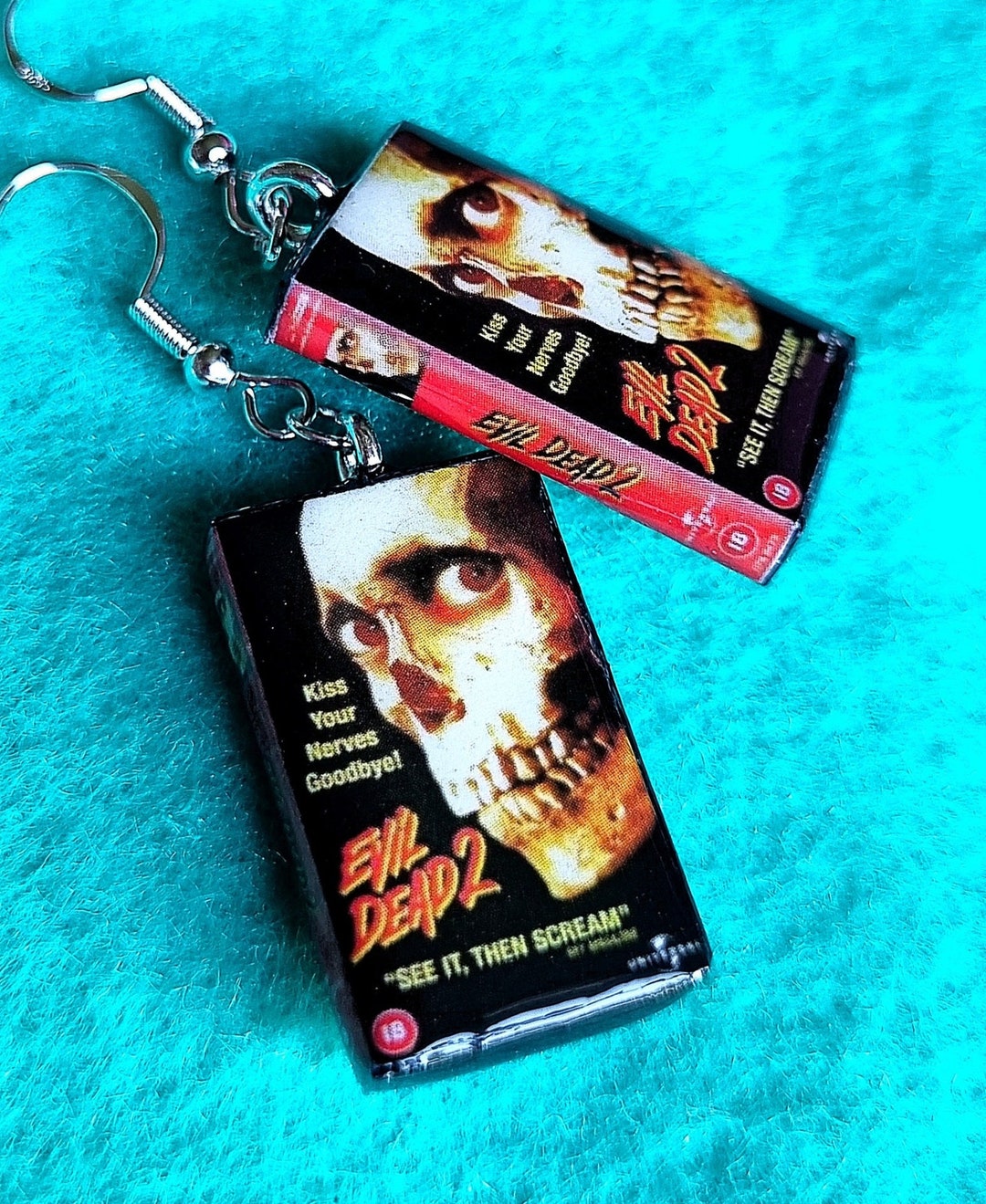Evil Dead 2 VHS Gift Earrings for Girlfriend - Etsy