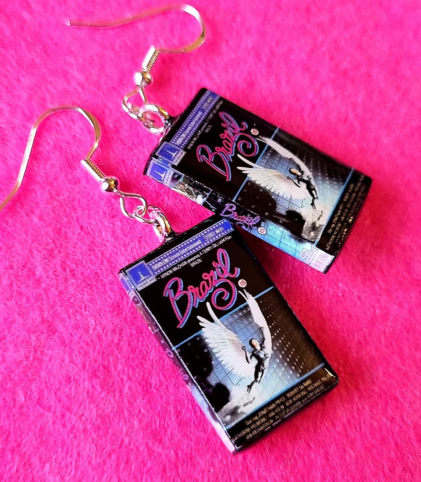 Nostalgic VHS Movie Earrings for Small Gift for Girlfriend - Etsy