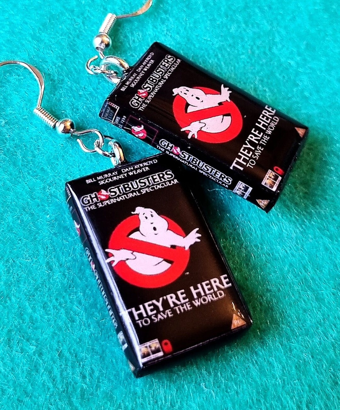 Ghostbusters VHS Gift Earrings for Girlfriend - Etsy
