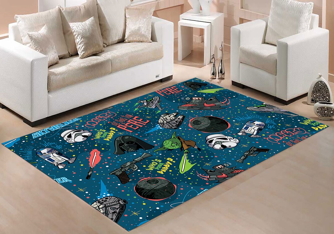 Star Wars Rugs, Movie Rugs, Worlds Warm Rug, Modern Rug, Non-slip ...