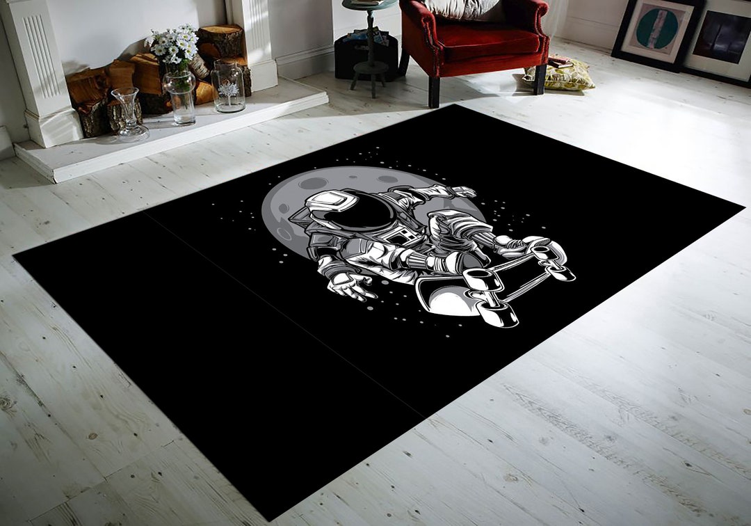 Astronaut Rug,planets Rug,spaceman Rug,gift for Kids,playroom Rug ...