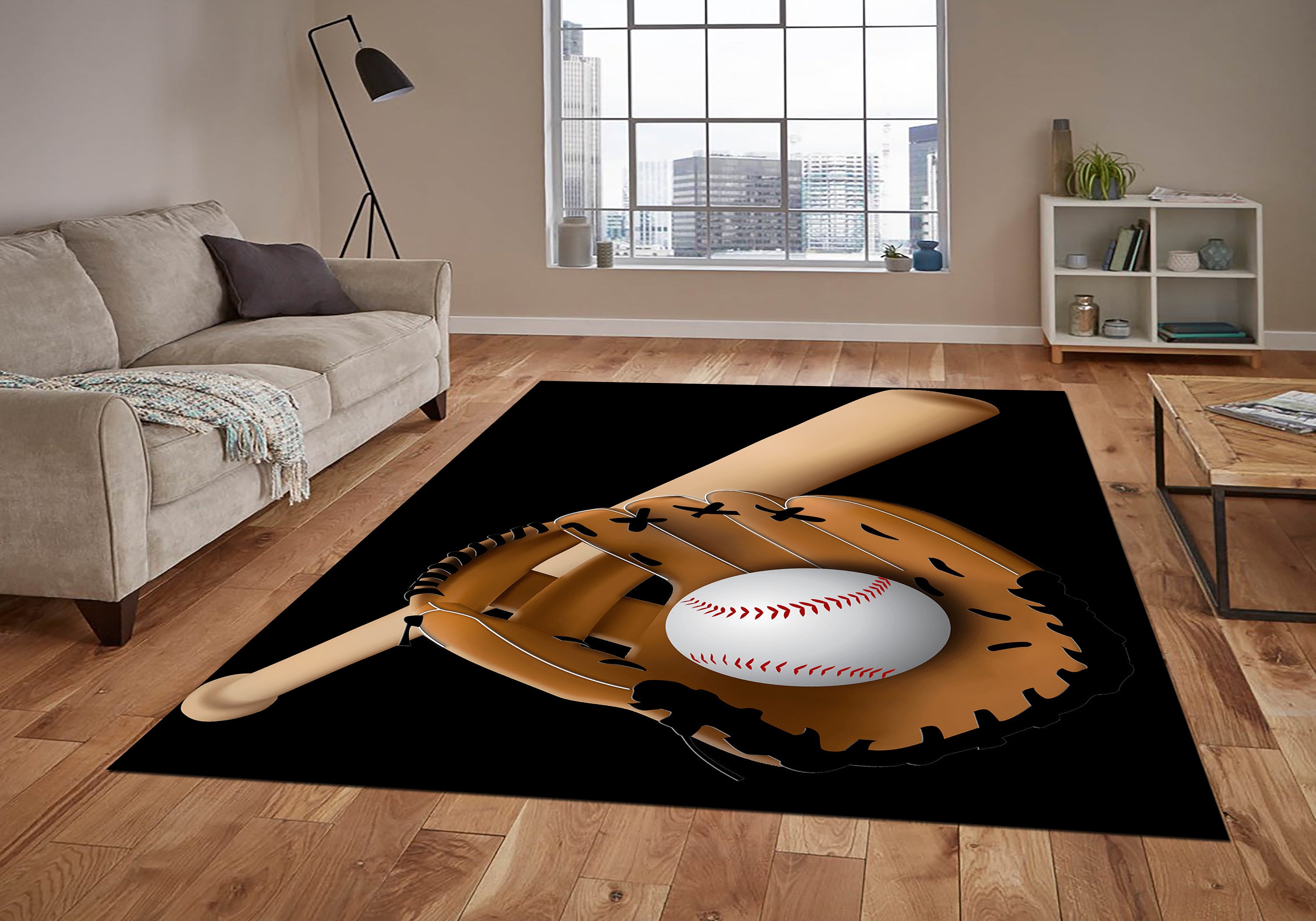 Baseball Sport Rug,baseball Pattern Rug,american Football Rug,baseball ...