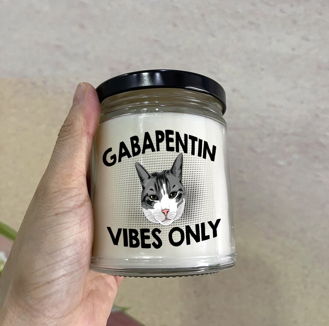MEDROC Gabapentin Vibes Only Funny Vet Med Candle 9oz Soy - Etsy