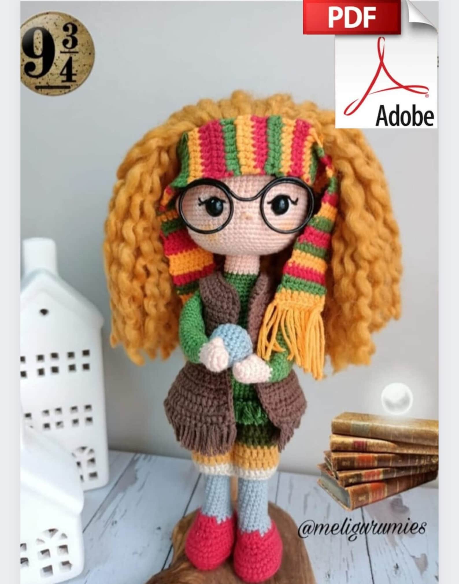 Amigurumi Doll Crochet Pattern, Sybill T. Doll (english PDF) Mothers ...
