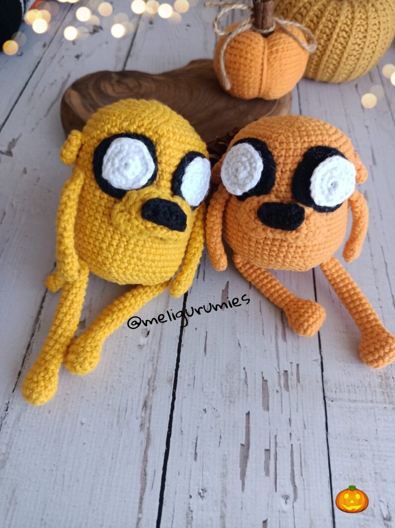 Adventure Time Crochet Dog Jake the Dog, Winter, Xmas Decor,gift,toy ...