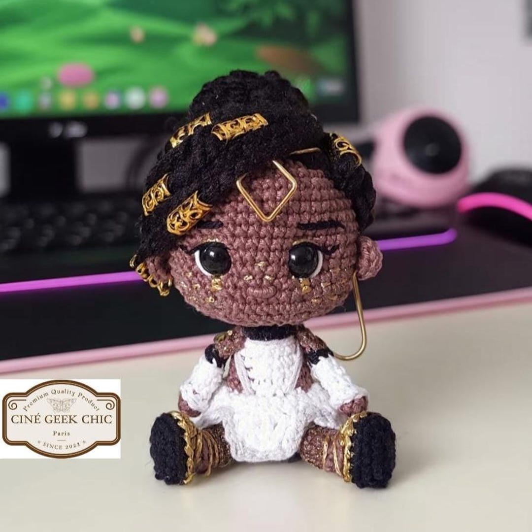 Mel-inspired Doll Crochet | Arcane Fanmade Plush | Handmade Gold Queen ...