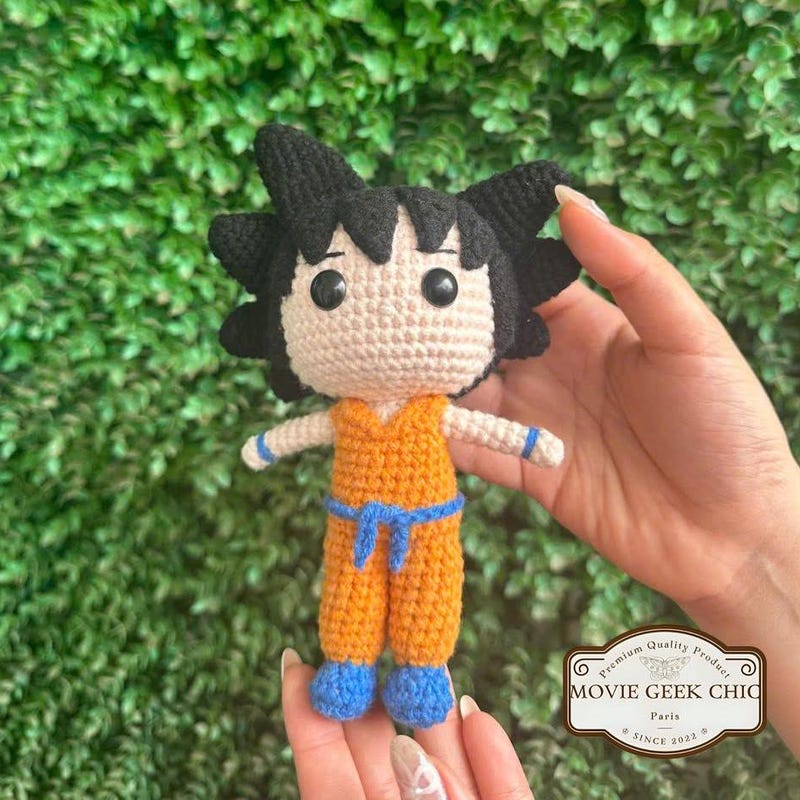 Chibi Anime Goku - Etsy UK