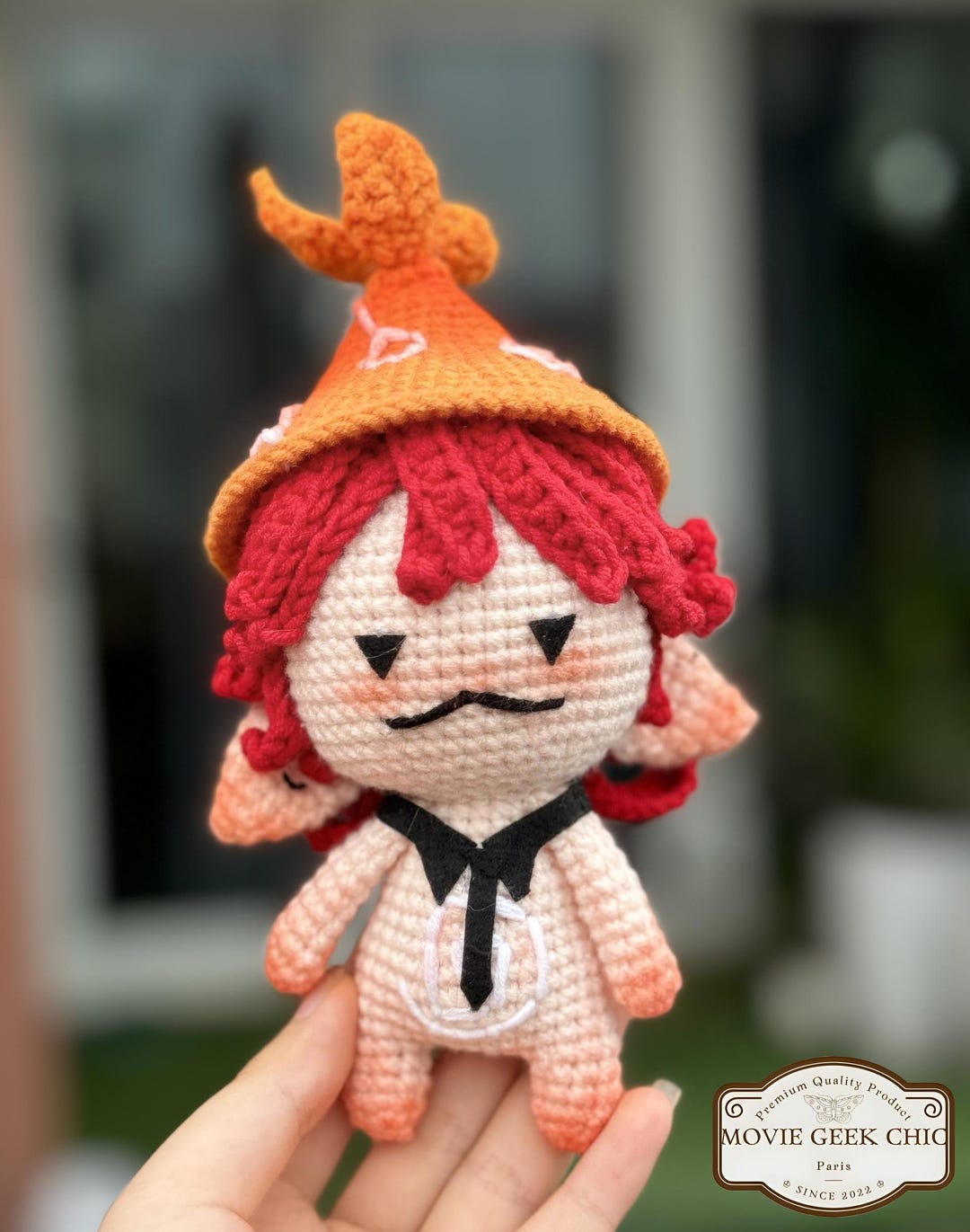 Crochet Zhongli Inspired Aranara Chibi Handmade | Genshin Impact Spirit ...