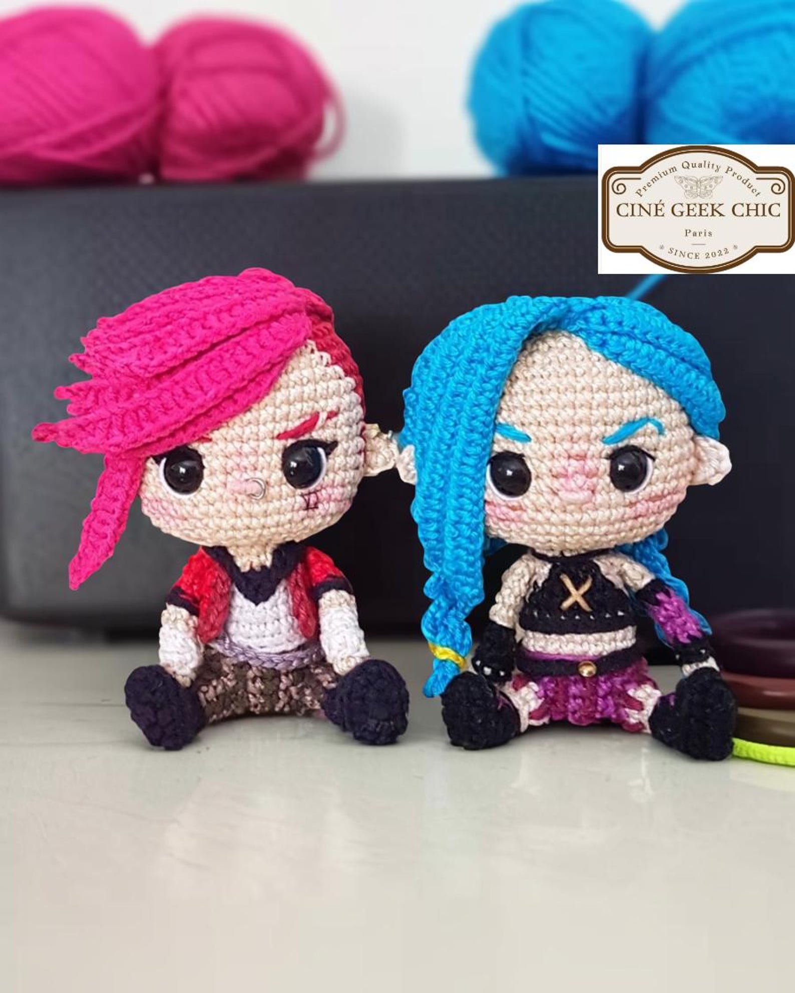 Vi-inspired Doll Crochet| Fanmade Vi-plush Amigurumi | Handmade Pink ...