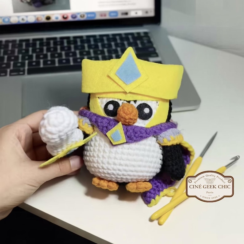 Fanmade Pengu-inspired Crochet Plush | Fanmade-tft Plushies | Handmade ...