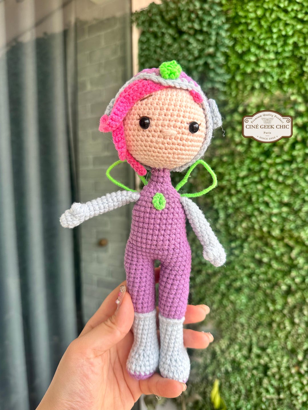Tecna-winx-club-inspired Crochet | Fairy Doll Chibi | Winx-plush ...