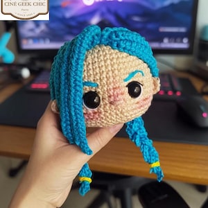Vi-inspired Doll Crochet| Fanmade Vi-plush Amigurumi | Handmade Pink ...