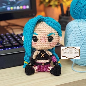 Vi-inspired Doll Crochet| Fanmade Vi-plush Amigurumi | Handmade Pink ...