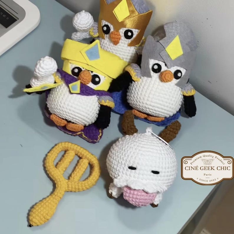 Fanmade Pengu-inspired Crochet Plush | Fanmade-tft Plushies | Handmade ...