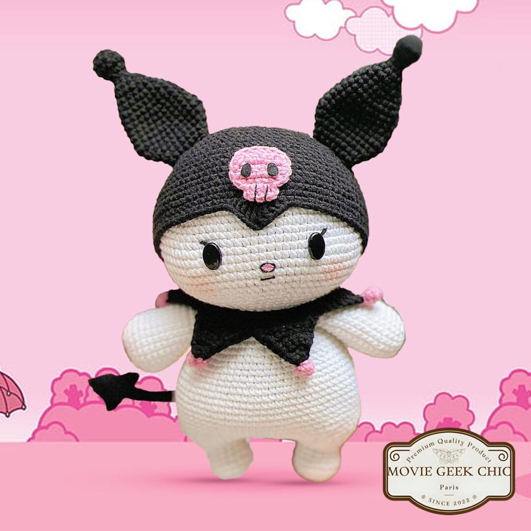 Kuromi Sanrio Crochet | Kuromi Doll Toy| Kuromi Plush Accessory| Kuromi ...