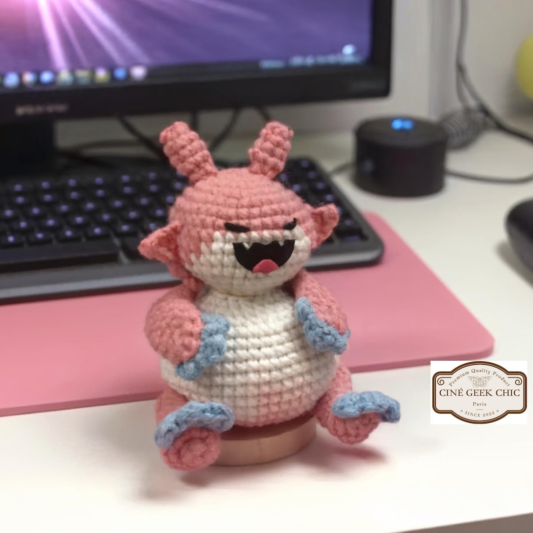 Choncc-inspired Plush Crochet | Fanmade-tft Dragon Amigurumi | Cute ...
