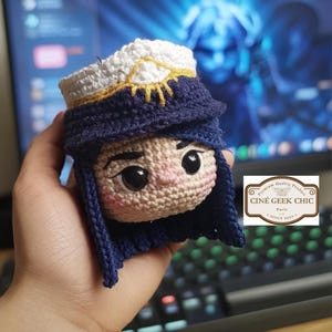 Vi-inspired Doll Crochet| Fanmade Vi-plush Amigurumi | Handmade Pink ...