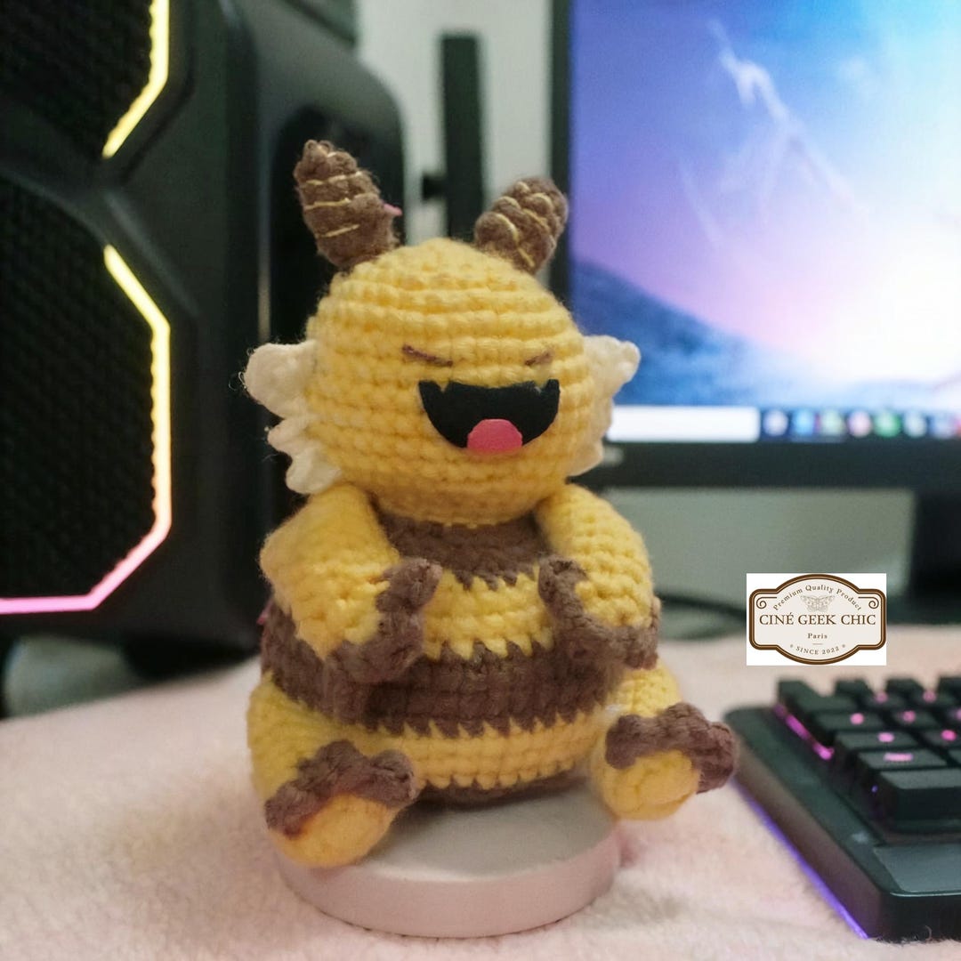 Choncc-inspired Plush Crochet | Fanmade-tft Dragon Amigurumi | Cute ...