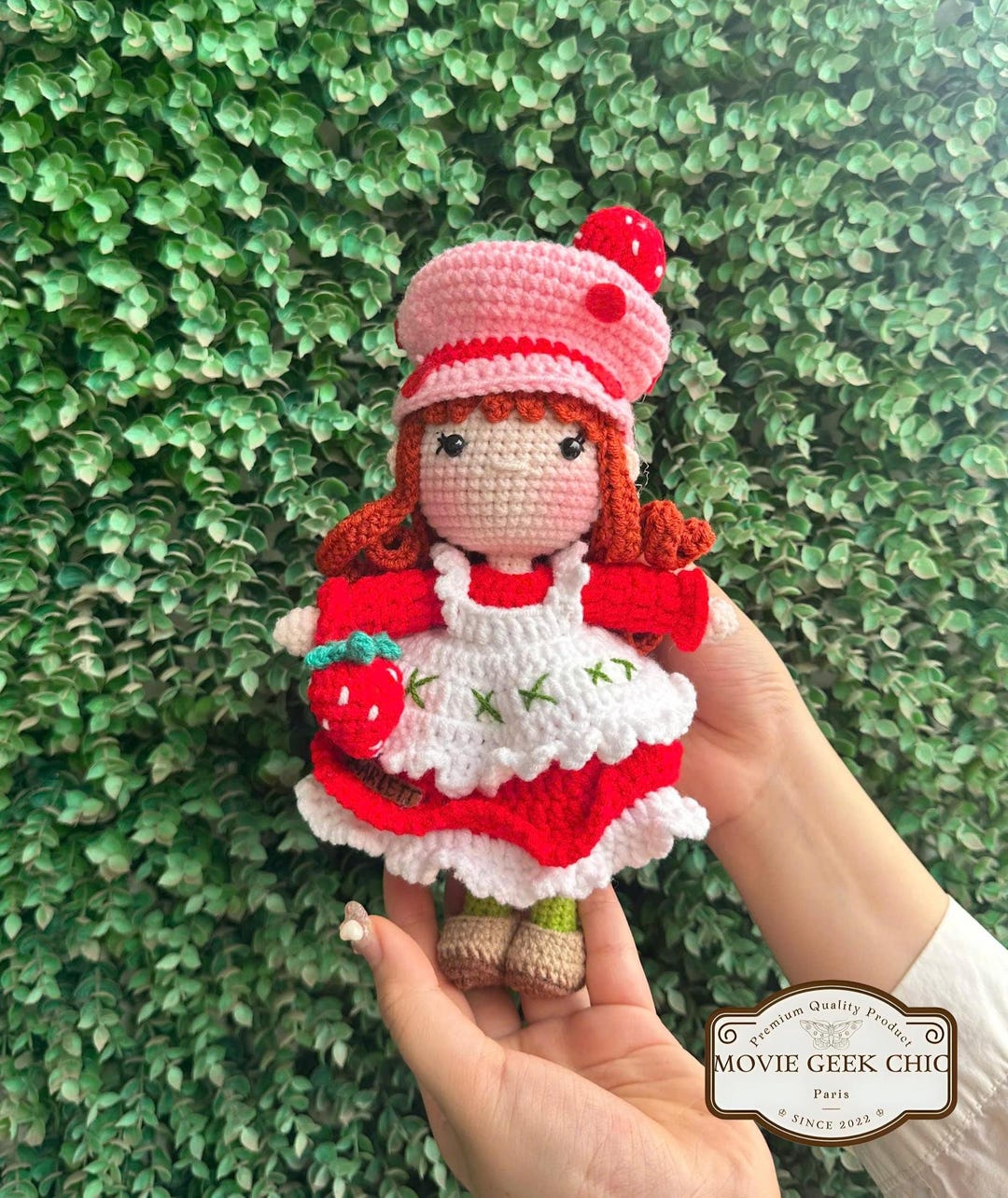 Strawberry-shortcake Crochet Doll | Handmade Amigurumi | Nostalgic Mini Plush |strawberry ...