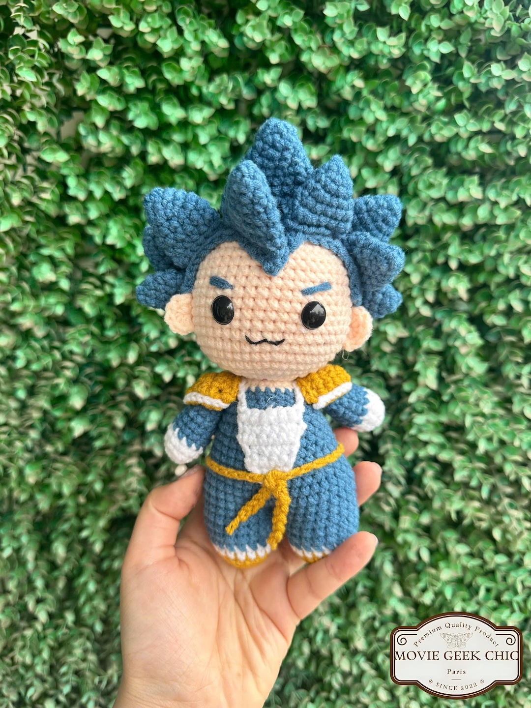 Saiyan-inspired Prince Amigurumi | Dragon-ball Inspired Plush ...