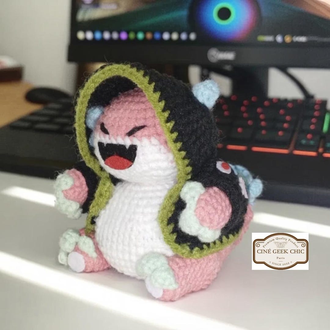 Choncc-inspired Plush Crochet | Fanmade-tft Dragon Amigurumi | Cute ...