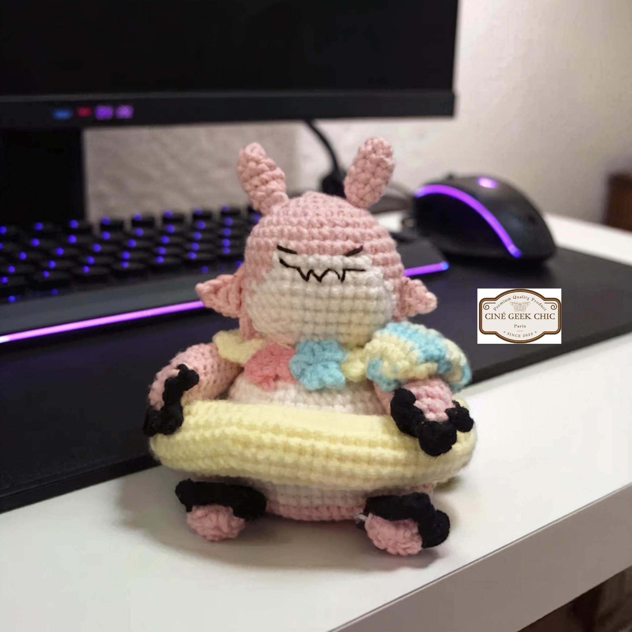 Choncc-inspired Plush Crochet | Fanmade-tft Dragon Amigurumi | Cute ...