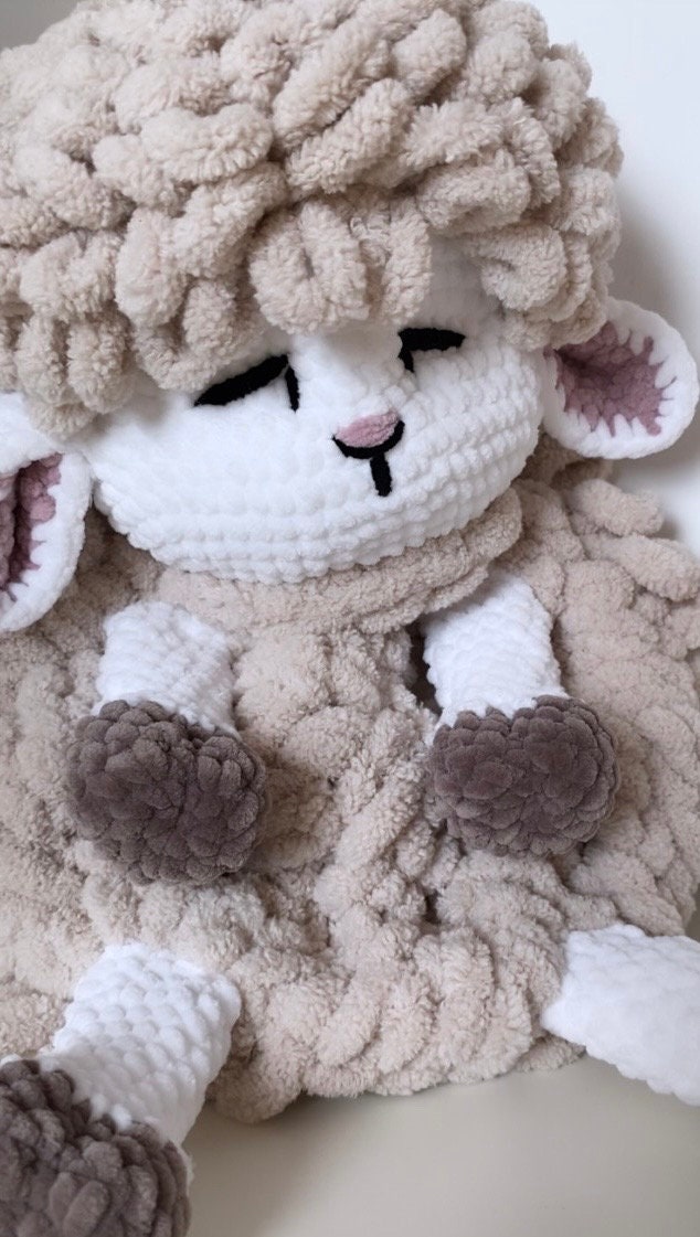 Handmade Plush Sheep Toy Soft and Cuddly Sheep Crochet for Kids - Etsy