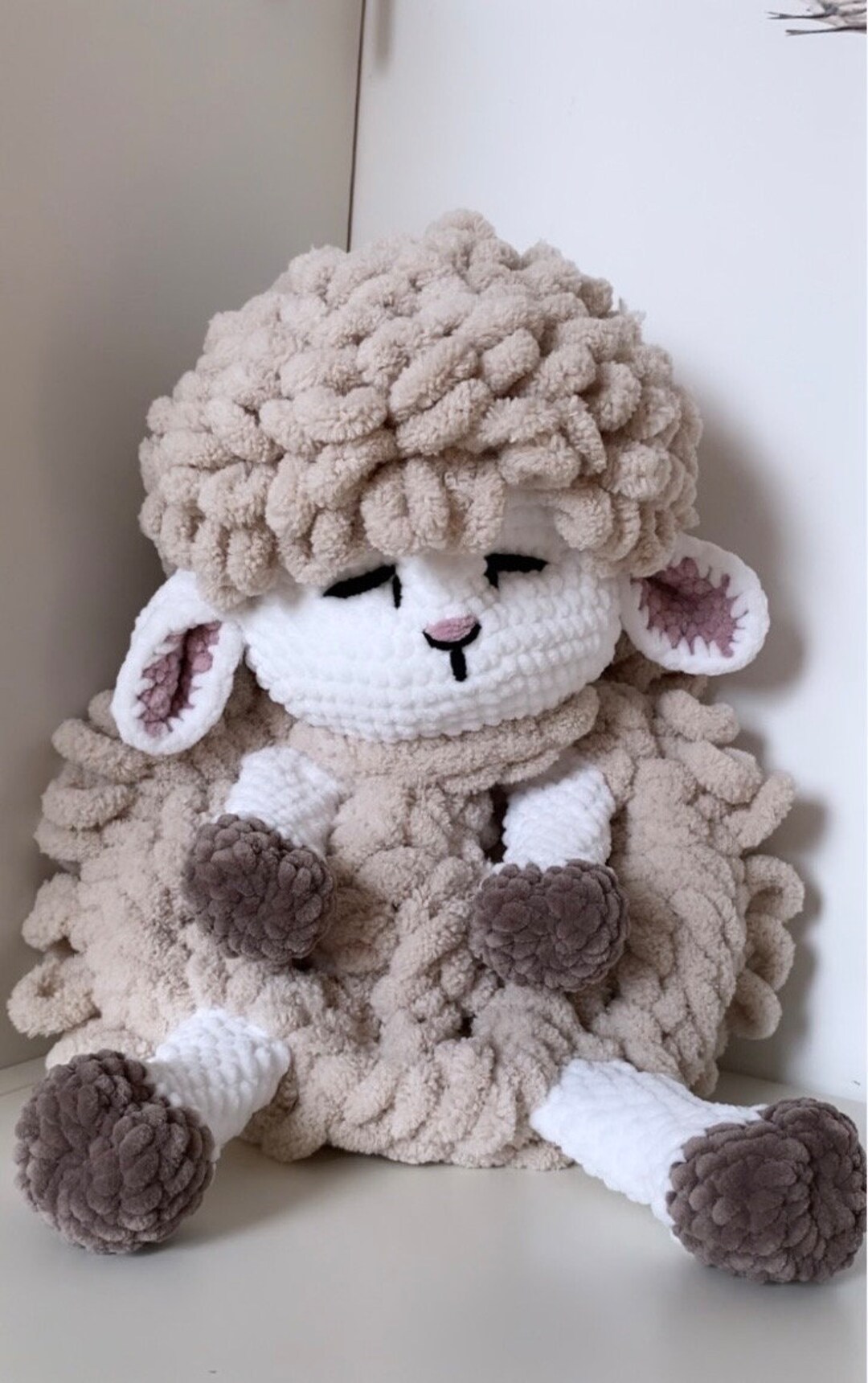 Handmade Plush Sheep Toy - Soft and Cuddly Sheep Crochet for Kids - Etsy