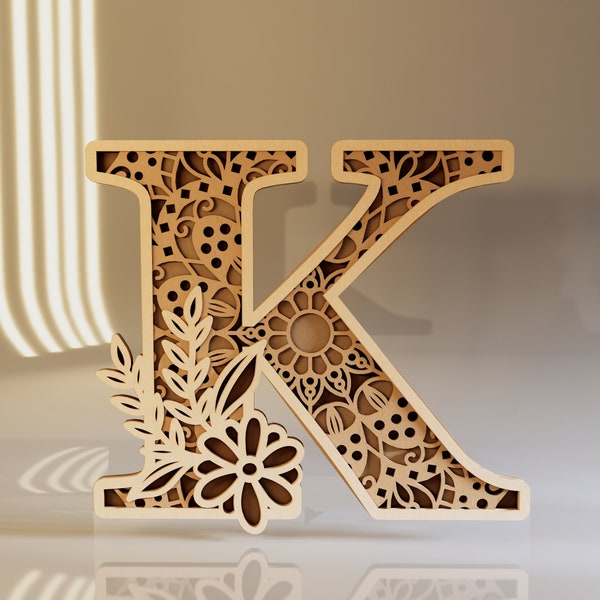 Laser Cut Letter K - Etsy