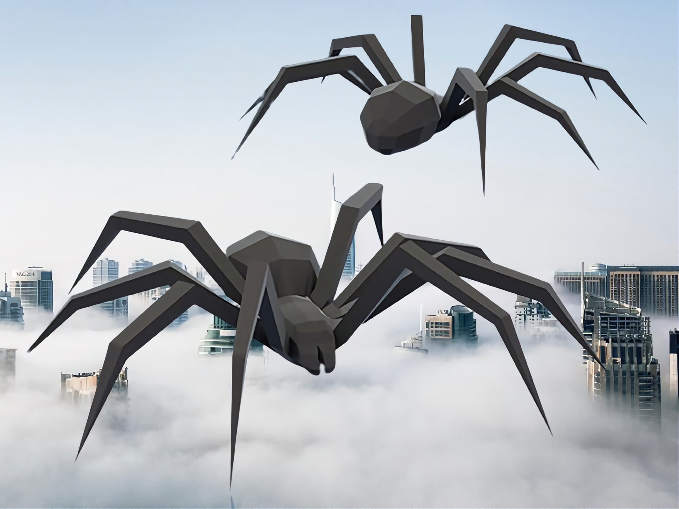 Papercraft Minecraft Mutant Spider