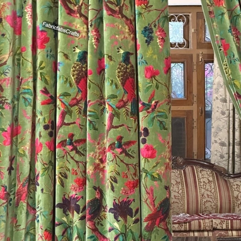 Bird Curtains - Etsy
