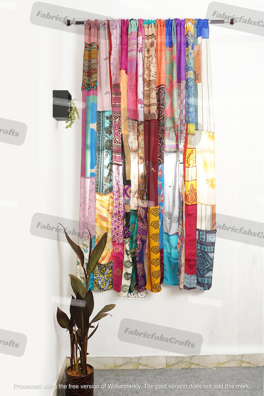 Wholesale Lot of Indian Vintage Old Silk Sari Multi Color Handmade ...
