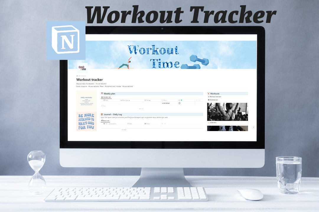 Workout Tracker | Notion Template - Etsy